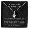 35 Year Anniversary For Wife Necklace A Meaningful Necklace Perfect For ...