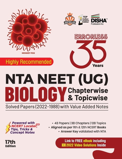 35 Years NTA NEET (UG) BIOLOGY Chapterwise & Topicwise Solved Papers ...