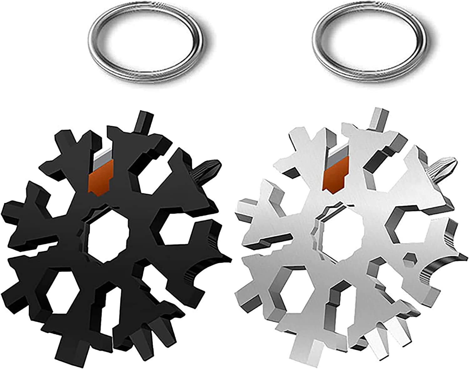 35 in 1 Snowflake Wrench Multi Tool, Steel Snowflake Flat Phillips ...