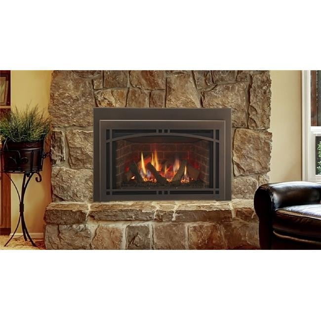 35 in. Ruby Large Direct Vent Gas Insert with Intellifire Touch ...