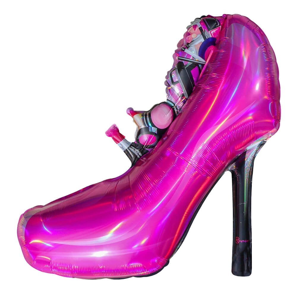 35 inch Glitzy High Heeled Shoes Foil Mylar Balloon - Party Supplies ...