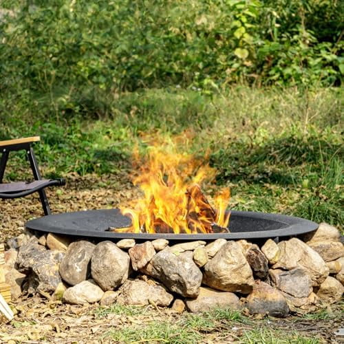 35 inch Steel Fire Bowl for DIY or Replacement Existing Fire Pits, Wood ...