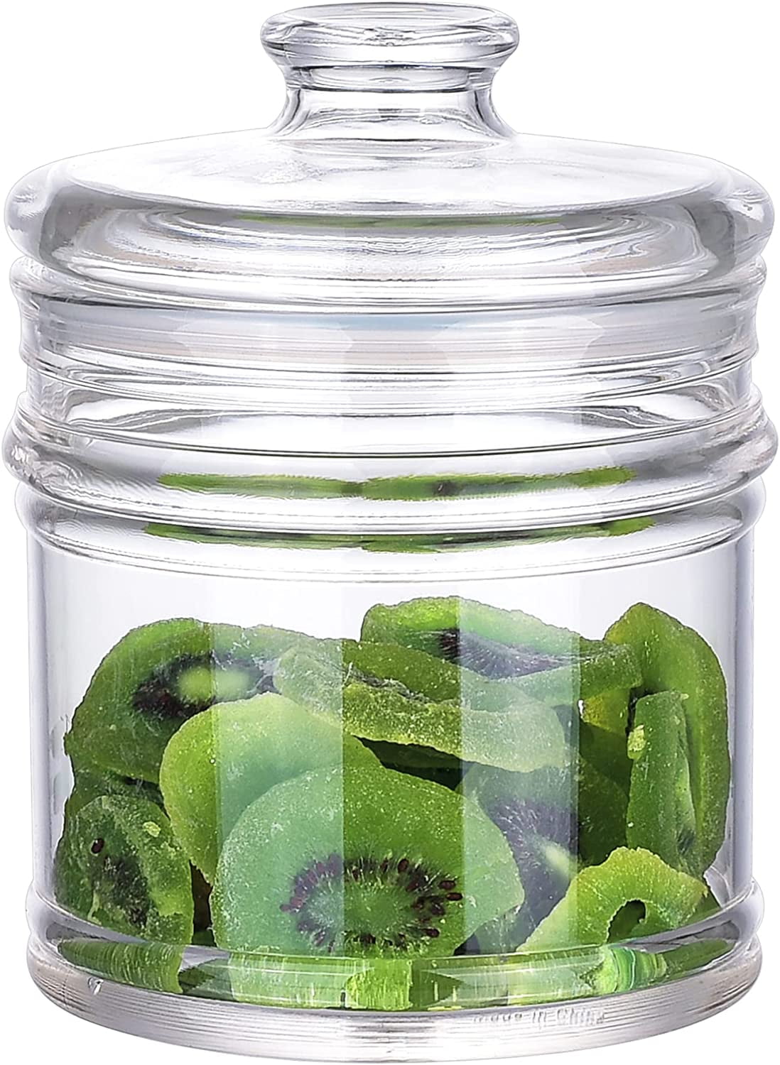 35 oz Reinforced Small Acrylic Storage Jar, Airtight Lid Cookie Jar ...