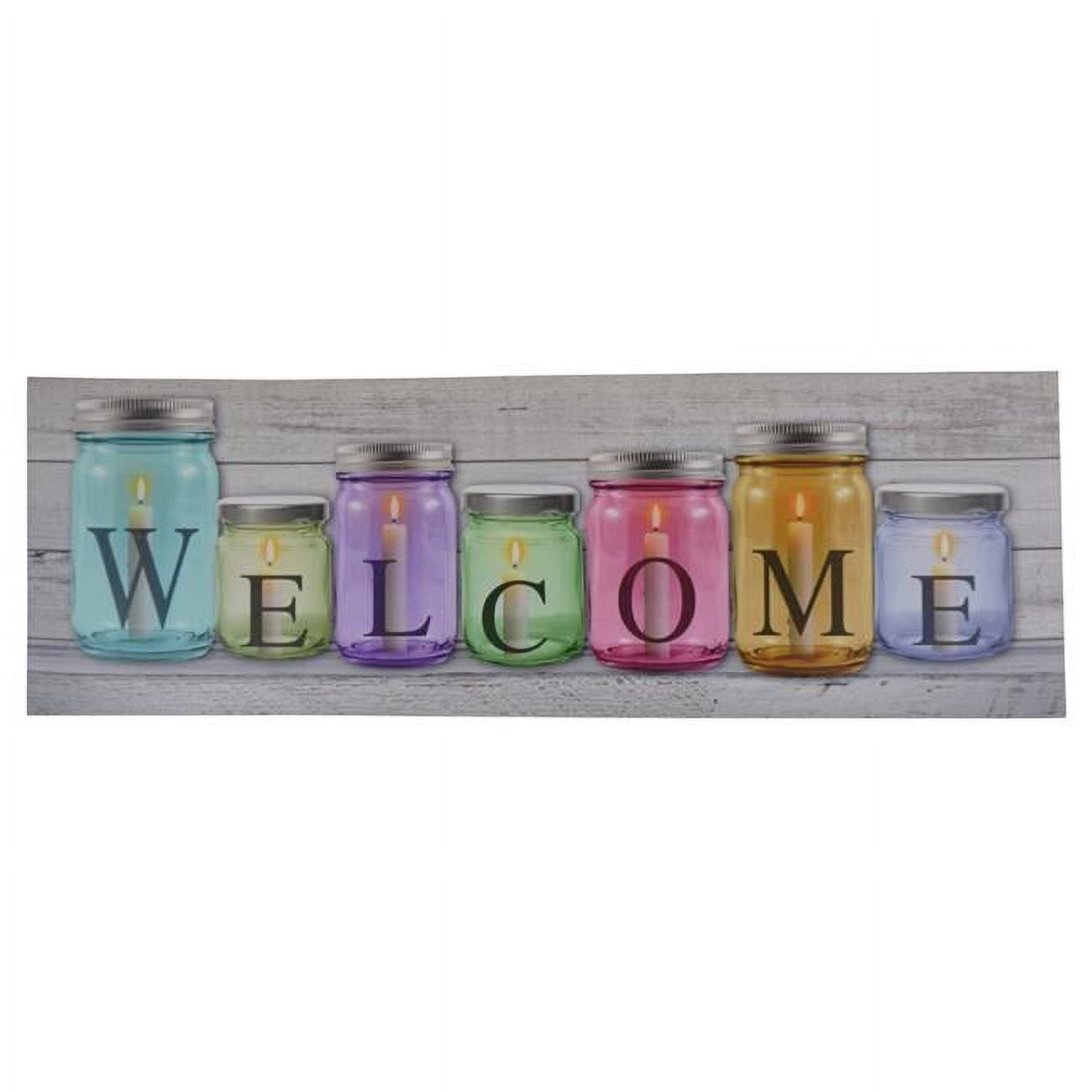 35 x 12 in. Light Up Welcome Sign Wall Art - Walmart.com