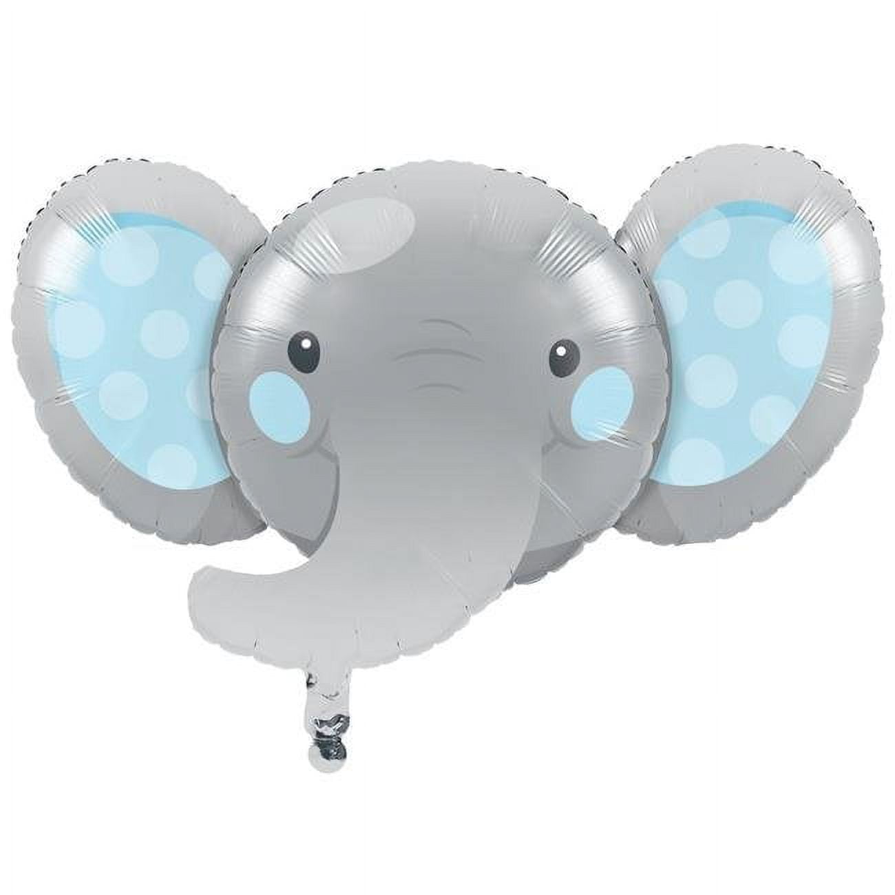 35 x 21 in. Enchanting Elephants Boy Mylar Balloons - 10 Count ...