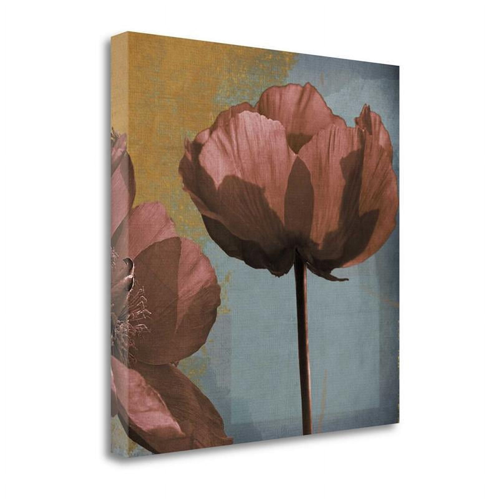 35" x 35" Blooming Jewels By Robert Lacie - Print on Canvas Fabric ...