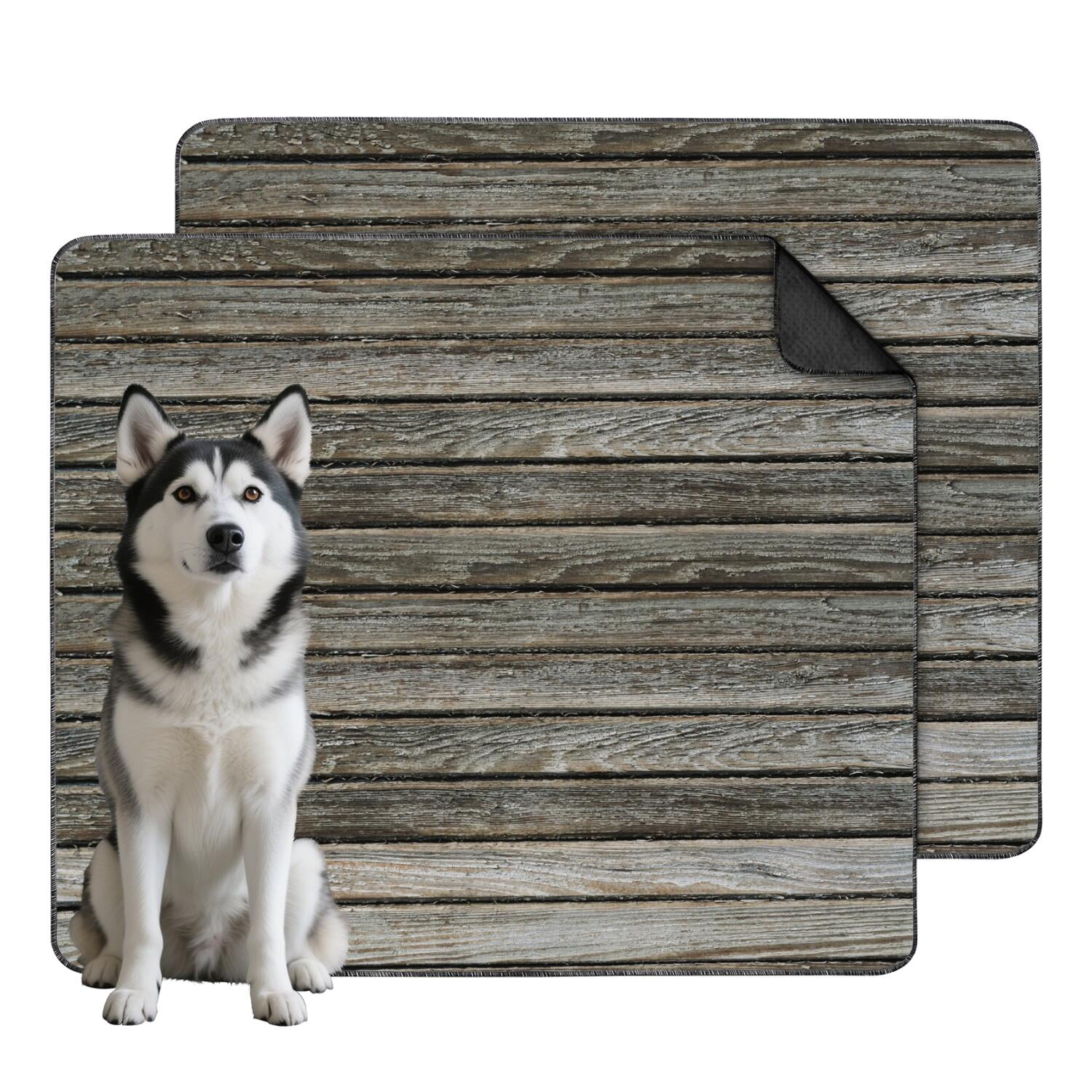 35"x41" Dog Crate Pad Washable, Geometric Pattern Reusable Pee Pads ...