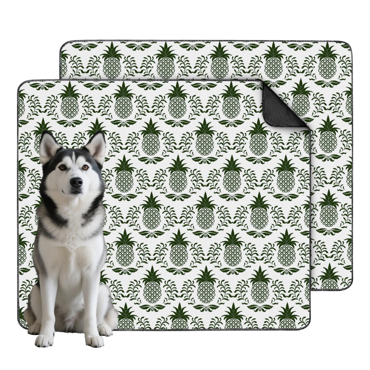 35"x41" Extra Large Washable Pee Pads for Dogs, Fruit Patterns Design ...