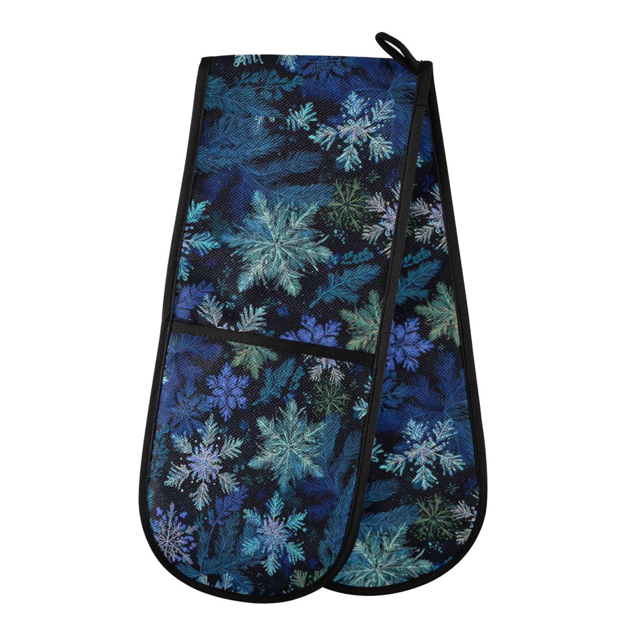 35" x7" Double Oven Mitt Heat Resistant Oven Gloves Withstands Up to ...