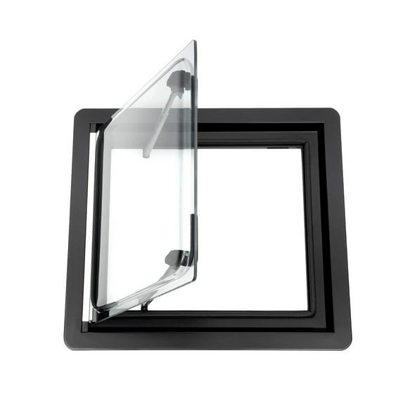 350*280 Durable RV Caravan Hinged Window, Adjustable Angles, Sun Shade ...
