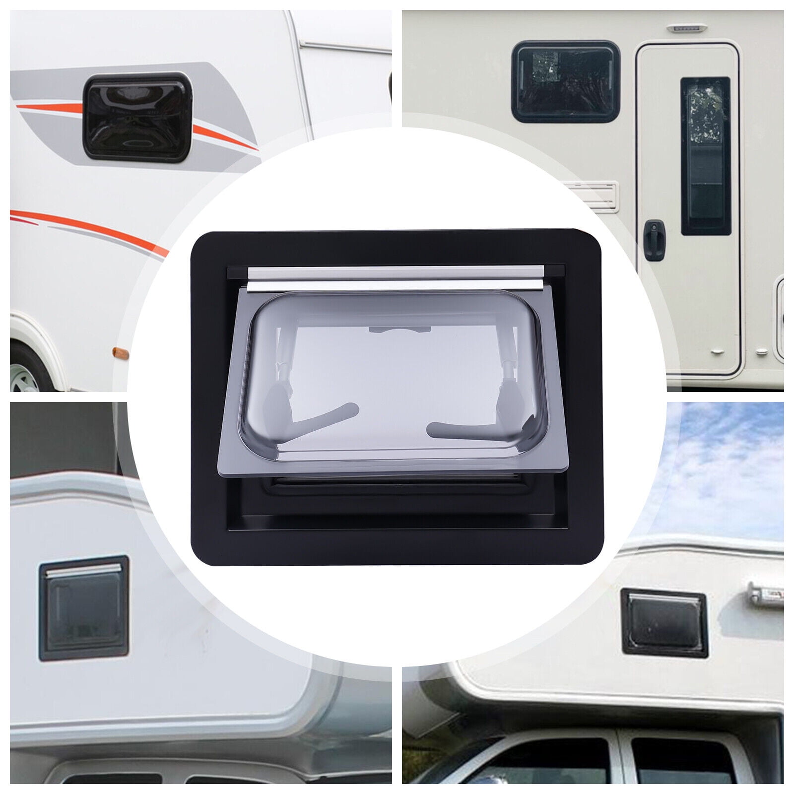 350*280mm/13.78*11.02in RV Caravan Camper Van Hinged Window Vent Hatch ...