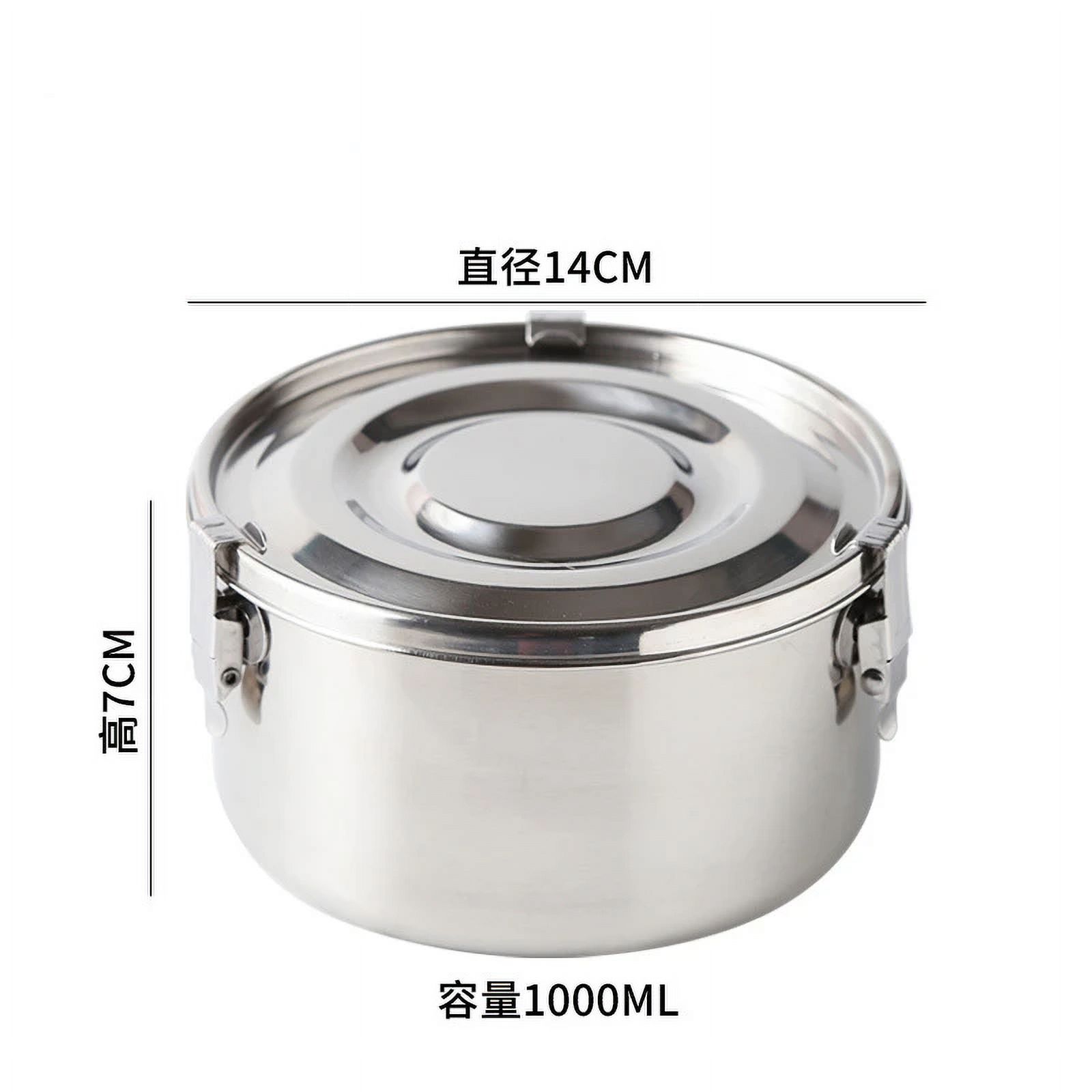 350-3000ML Microwave Lunch Box Food Grade 304 Stainless Steel Anti-leak ...