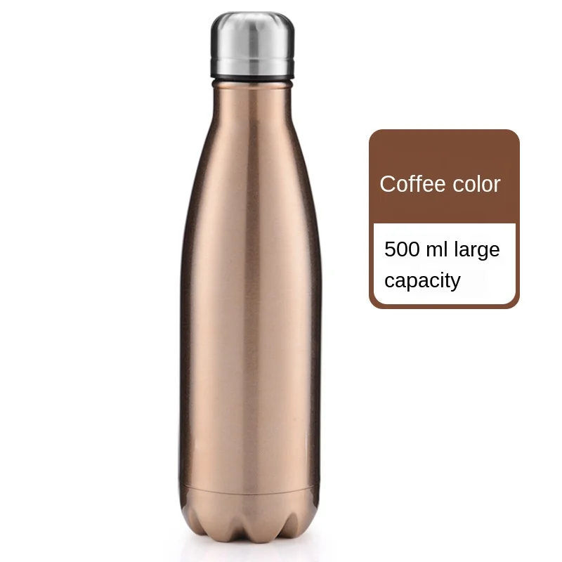 350/500/750/1000ml Double-Wall Insulated Vacuum Flask Stainless Steel ...