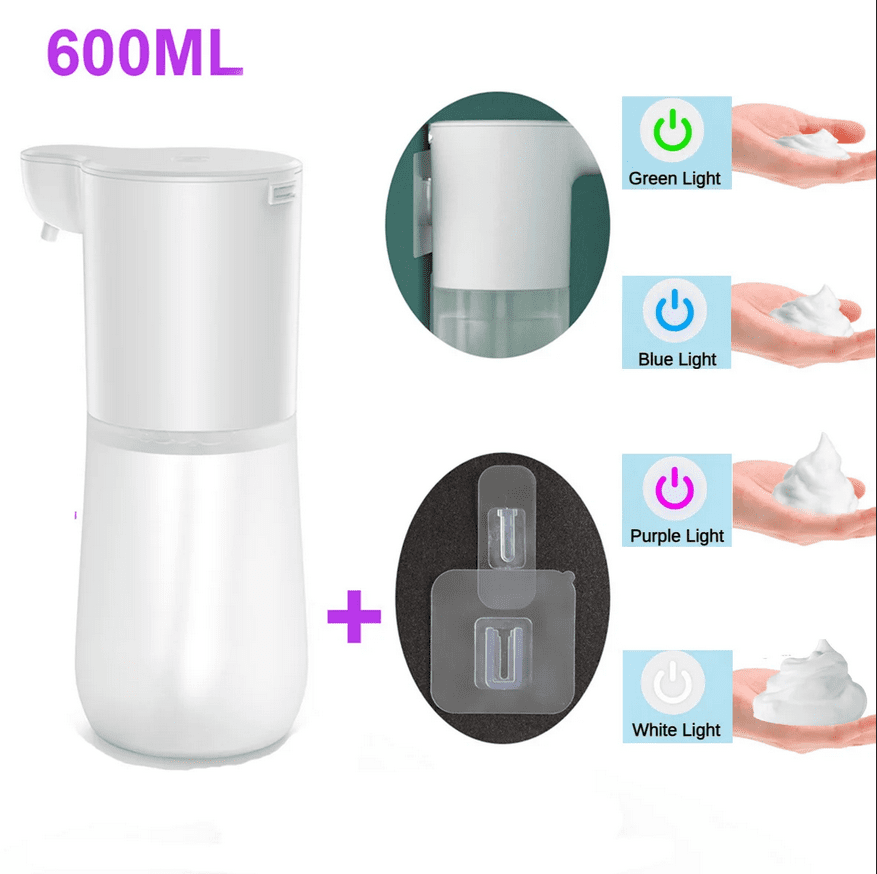 350/600ml Dispenser Soap Bathroom Accessories Liquid Soap Dispensers Automatic Touchless ...
