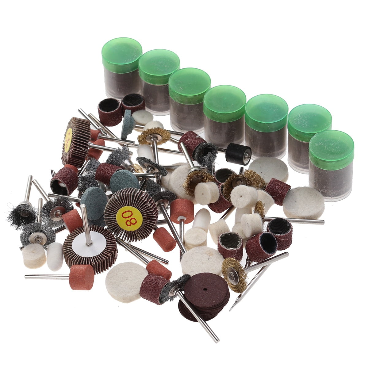 350 PCS Flap Wheel Grinding Disk Universal Drilling Cutting Kits Disc ...