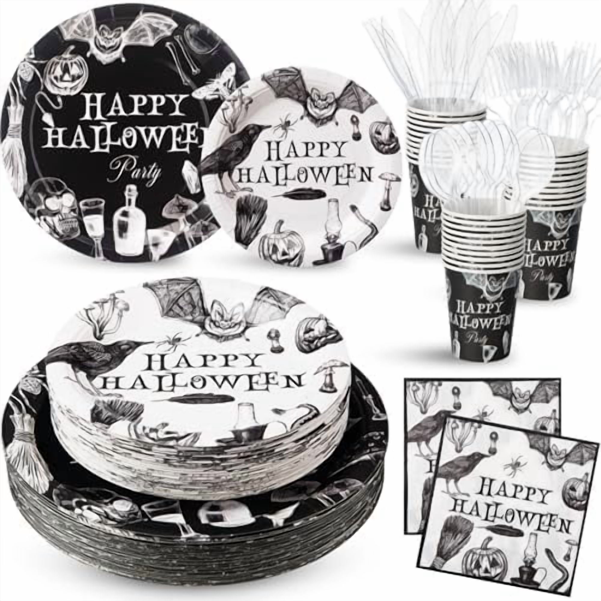 350 Pcs Happy Halloween Party Favor Vintage Halloween Decoration ...