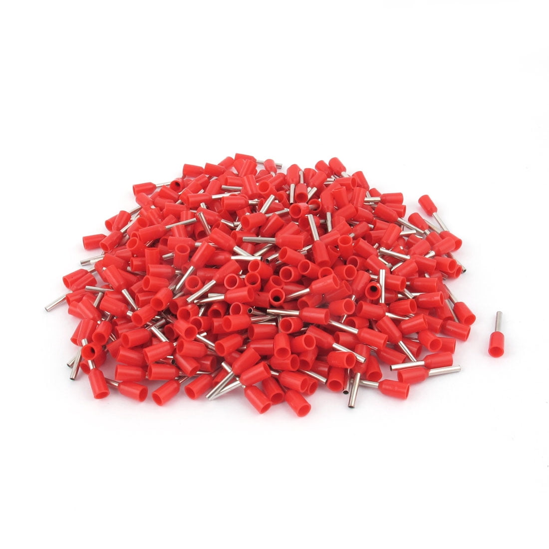 350 Pcs Wire Crimp Connector Terminal Insulated Ferrule Red E7508 20AWG ...