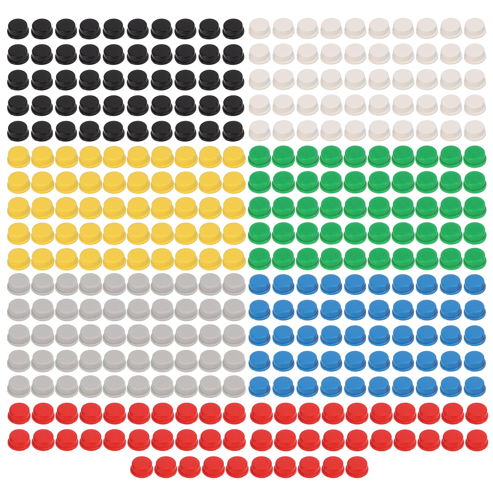350-Piece Push Button Switch Caps, Industrial Momentary, Tactical ...