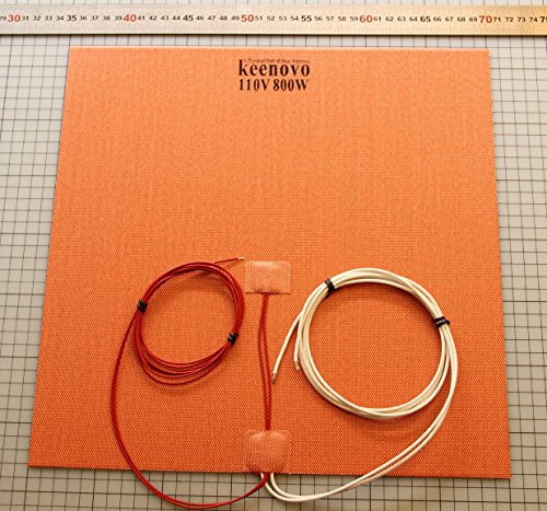 350 X 350mm(Approx. 14" x 14"), 110V 800W, with 3M PSA & NTC 100K ...