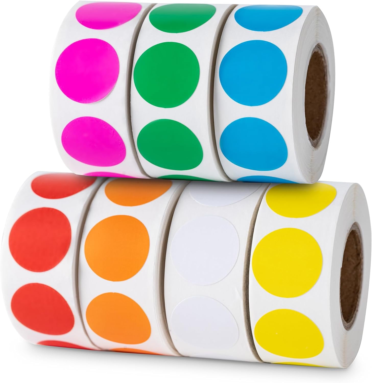 3500 Pcs Colored Dot Stickers, 3/4" Label Sticker Round Color Coding ...