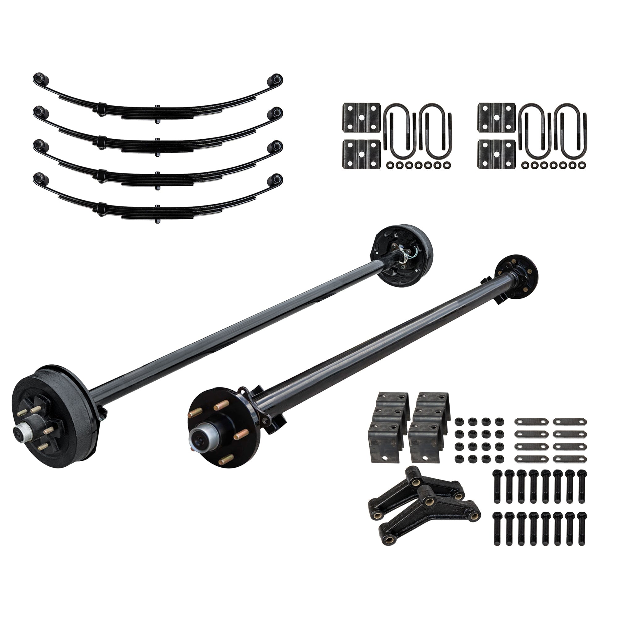 3500 lb TK Light Duty Tandem Axle Kit with Suspension - 7K Capacity (73 ...