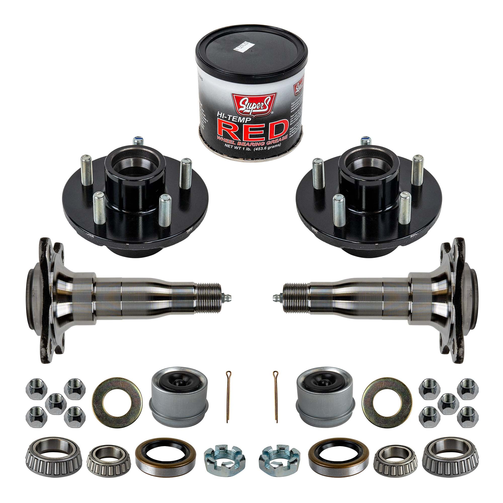 3500 lb Weld Your Own Idler Trailer Axle Kit, 3.5K Capacity (#84 ...