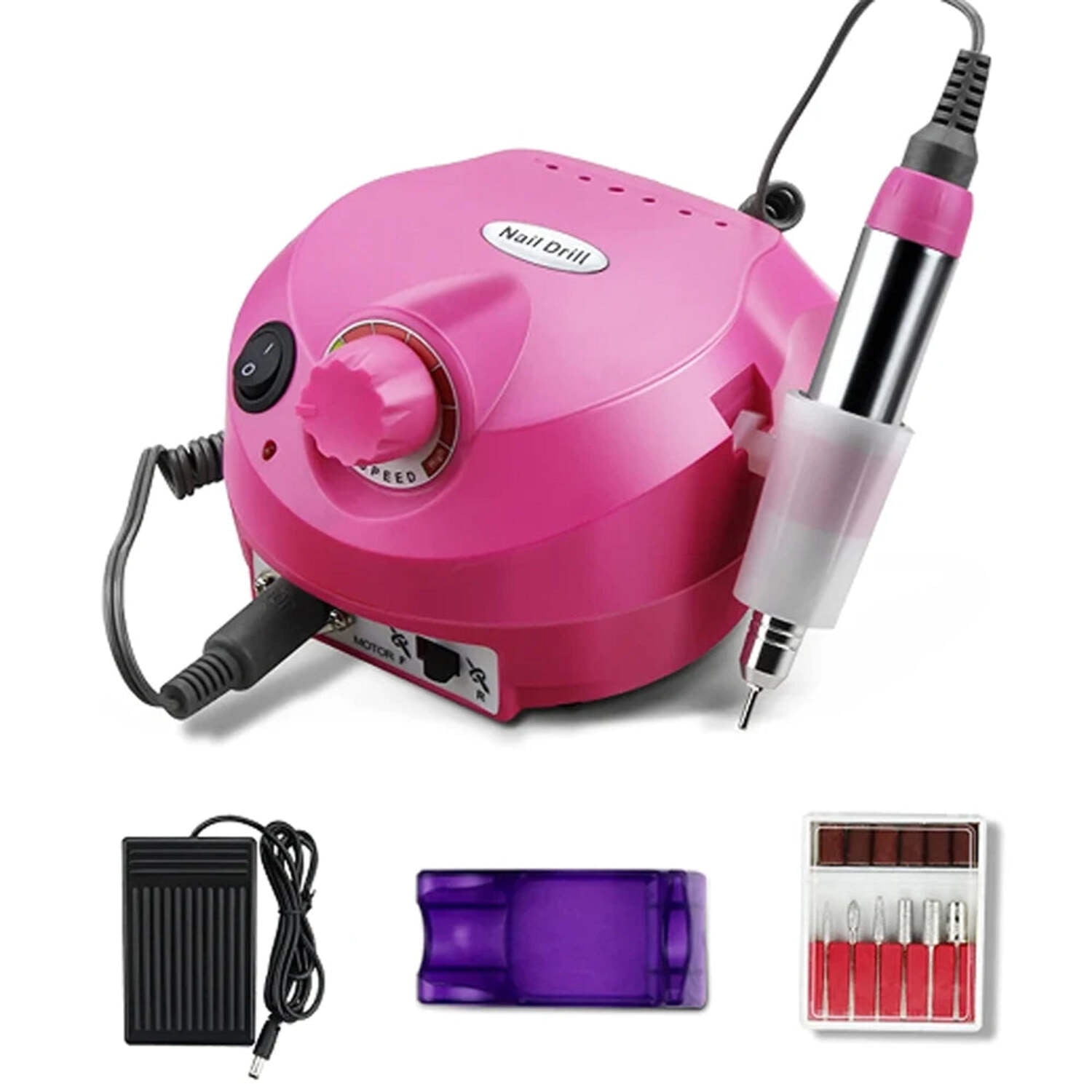 35000/20000 RPM Electric Nail Drill Machine Mill Cutter Sets for ...