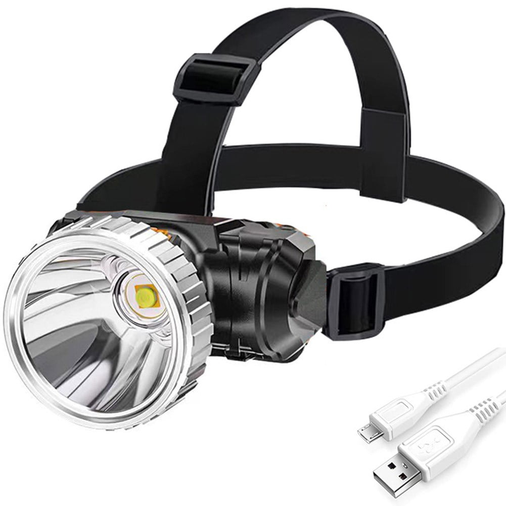 35000LM Headlamp Rechargeable LED Bright Lights Headlight Flashlights ...
