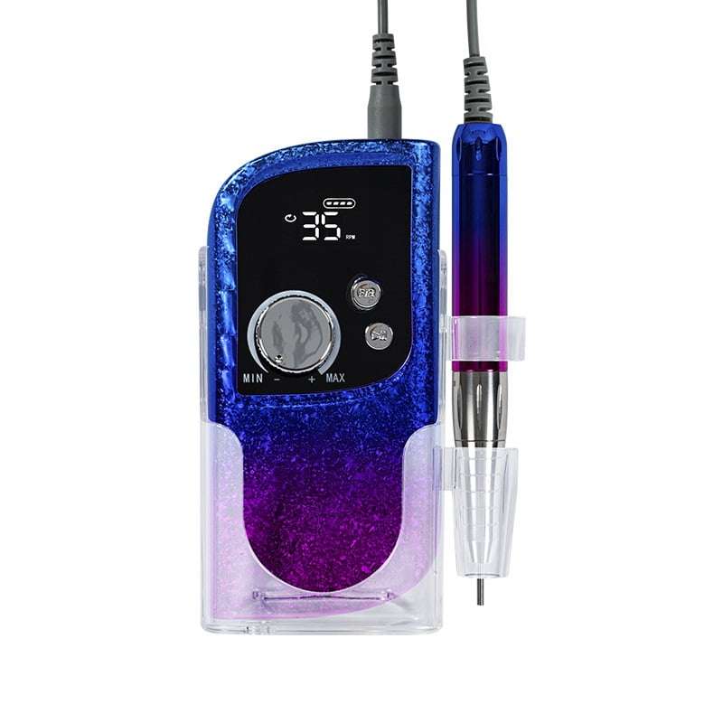 35000RPM Brushless Efficient Electric Nail Drill Machine, Rechargeable Portable Pro Nail Drill ...