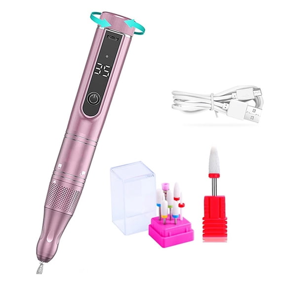 35000RPM Electric Nail Drill Machine Cordless Rechargeable Nail Drill ...
