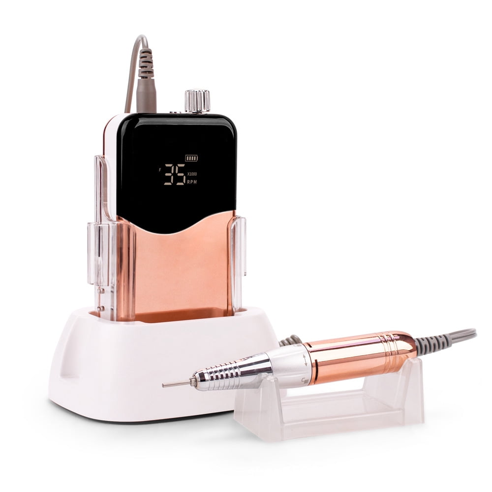 35000RPM Gradient Color Handle Rechargeable Nail Drill Portable ...
