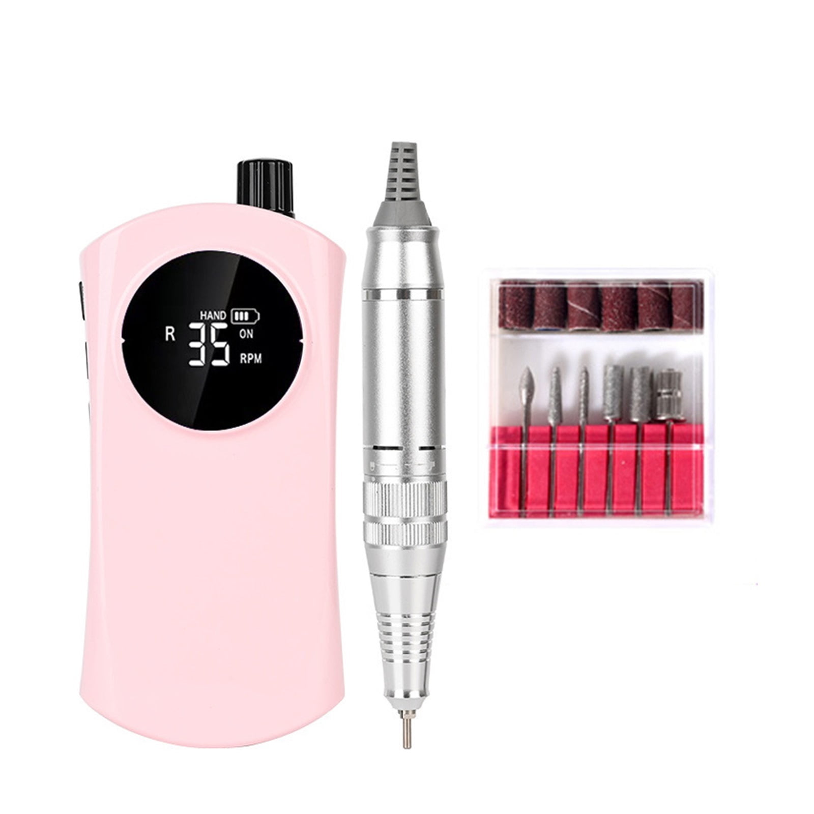 35000RPM Portable Electric Nail Drill Machine With LCD Display ...