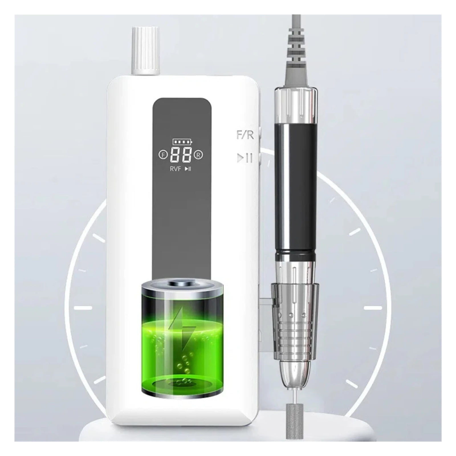 35000RPM Rechargeable Nail Drill Manicure Machine with Brushless Motor ...