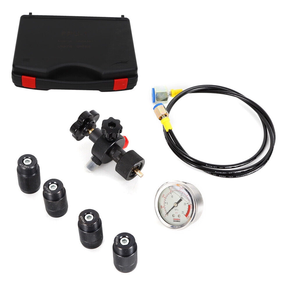 3500PSI Hydraulic Accumulator Nitrogen Charging Filling Kit Gas Valve ...