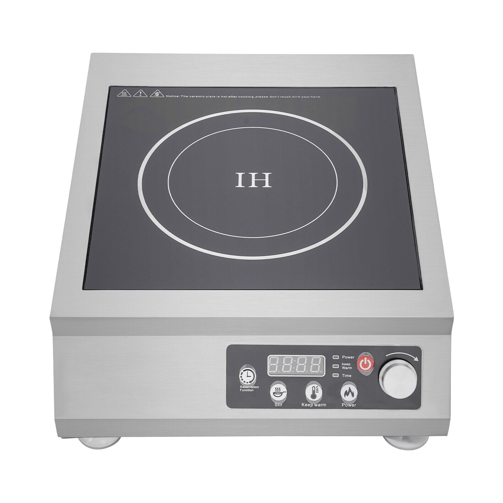 3500W Commercial Induction Cooker, 110V Electric Stove with Timer ...