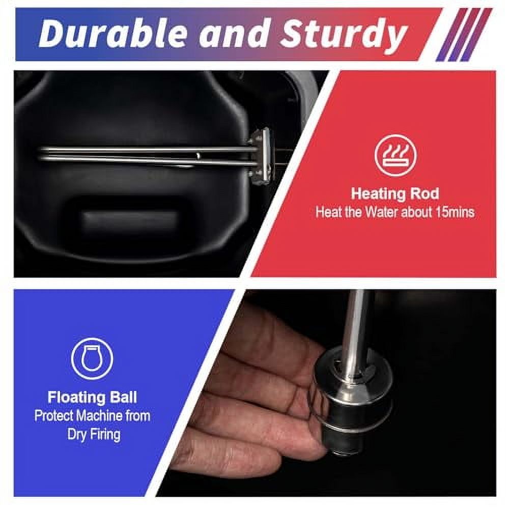 3500W Dry Ice Fog Machine, 10L Portable Low Lying Fog Machine, Jumbo ...