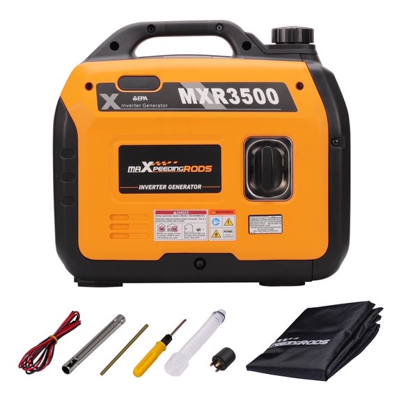 3500W Power Equipment 3500 Watt Ultralight Portable Inverter Generator ...