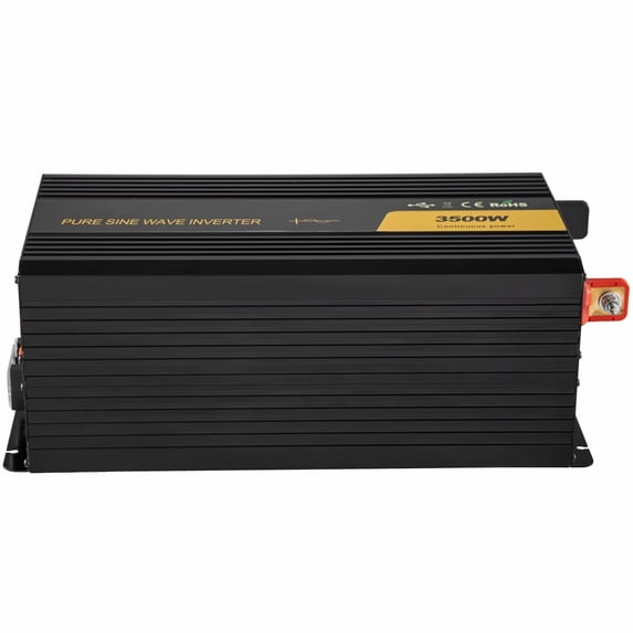 3500W Pure Sine Wave Power Inverter 12V to 120V, Car Inverter with USB ...