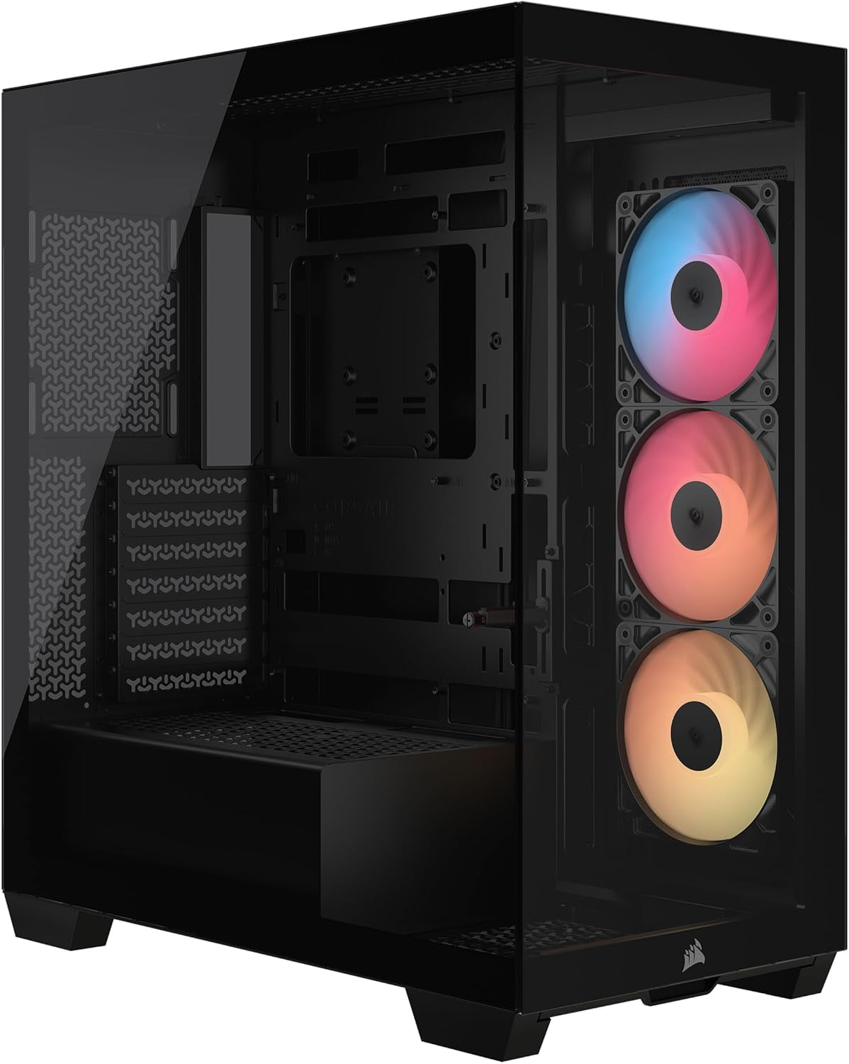 3500X RS-R ARGB Mid-Tower PC Case – 3X Pre-Installed RS120-R ARGB Fans ...