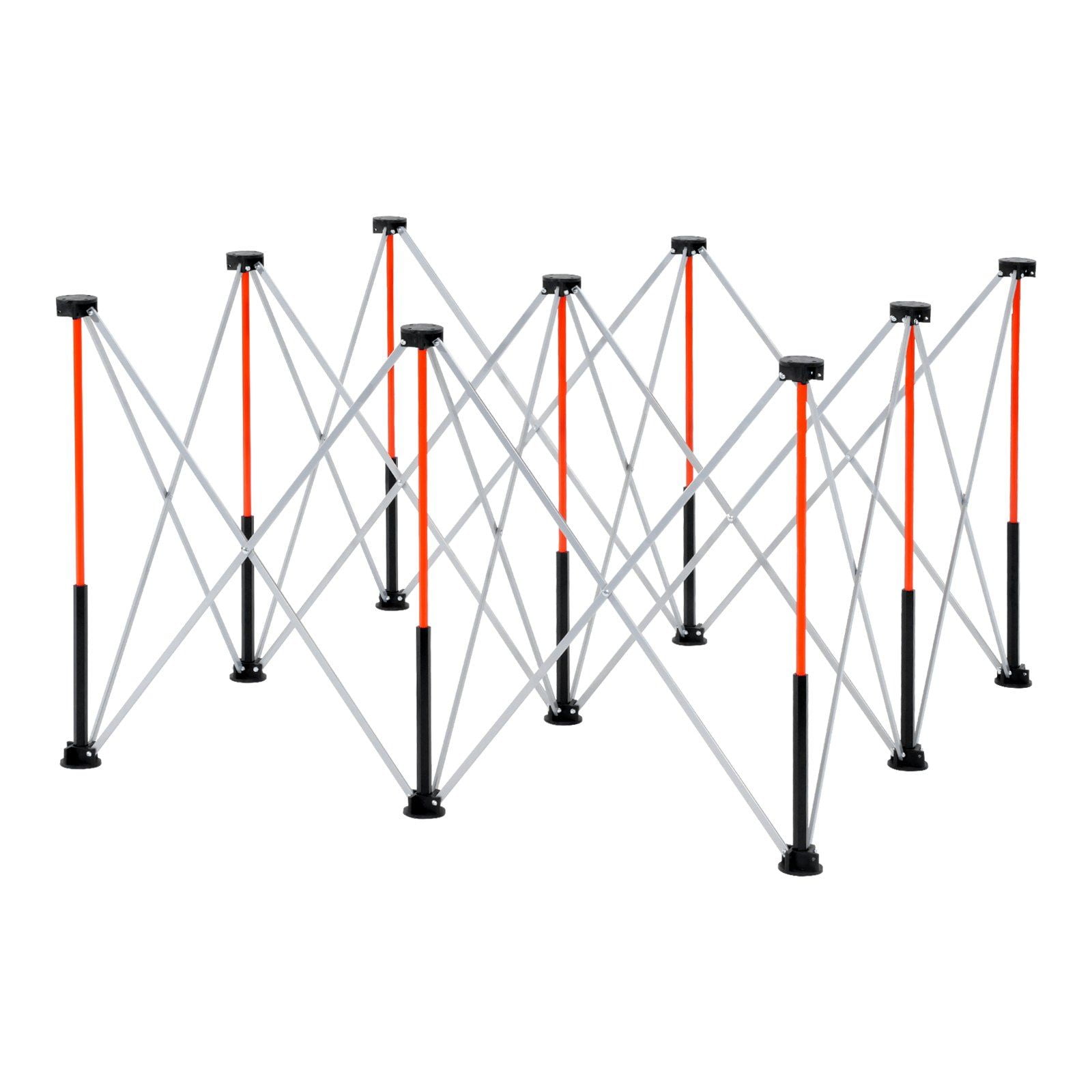 3500lbs Capacity Portable Folding Workstand – 4.15ft Square Collapsible ...