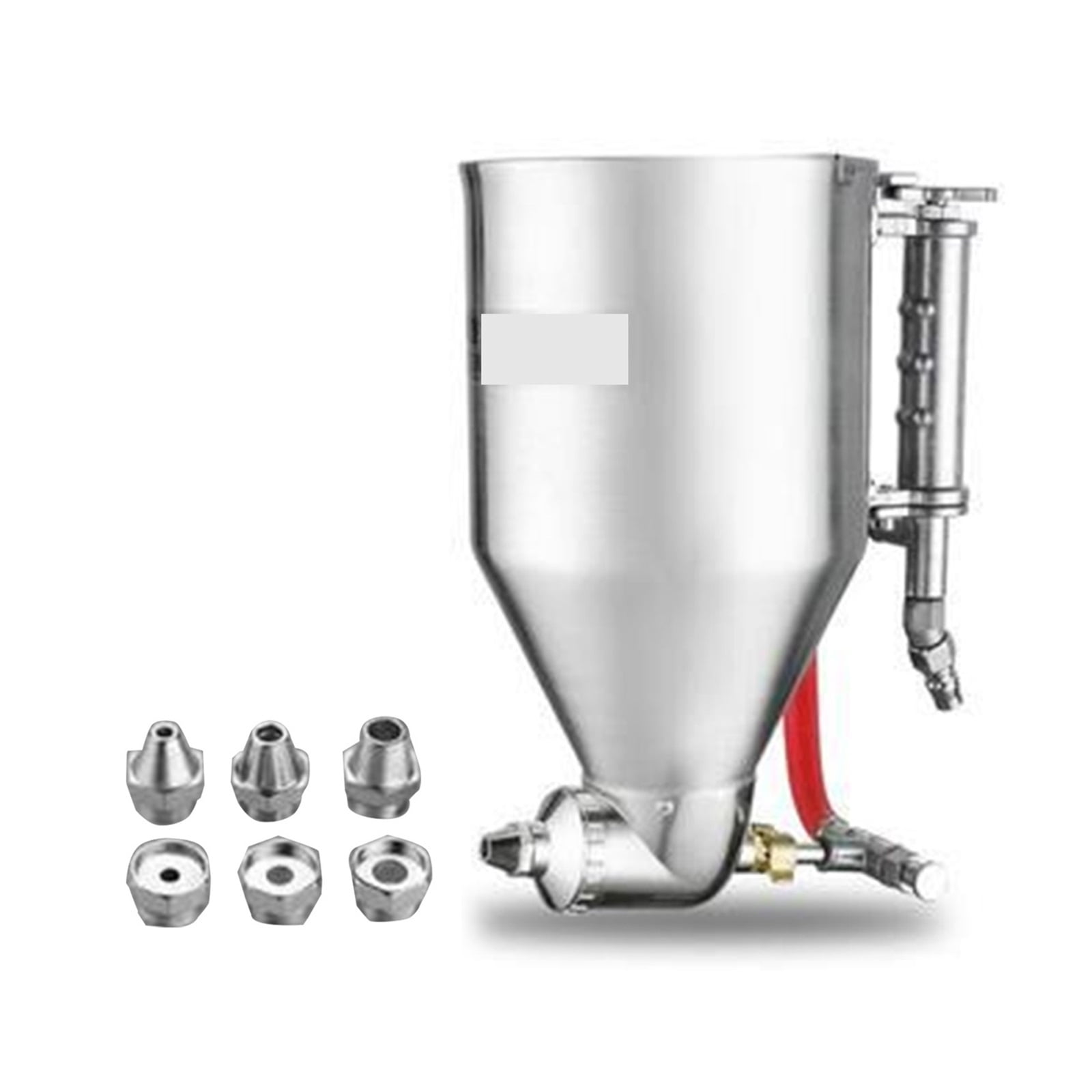 3500ml Stucco Spray Gun Cement Mortar Sprayer Hopper Jet Paint Wall ...