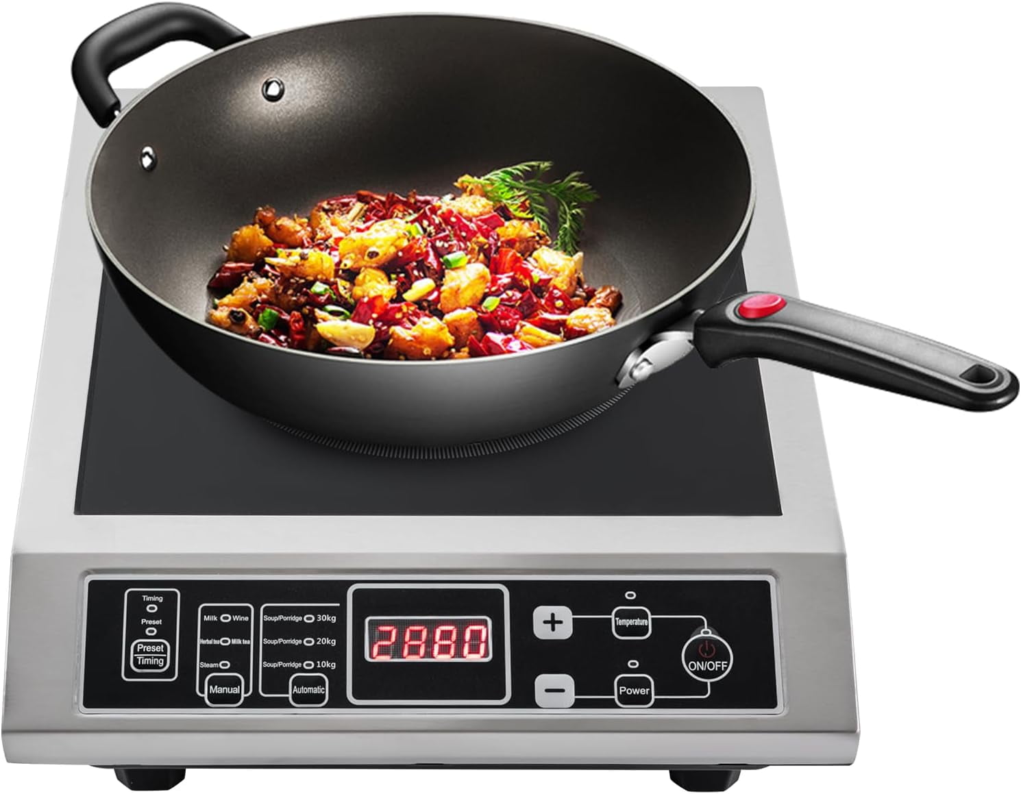 3500w Induction Cooker, Commercial Induction Cooktop, Portable ...