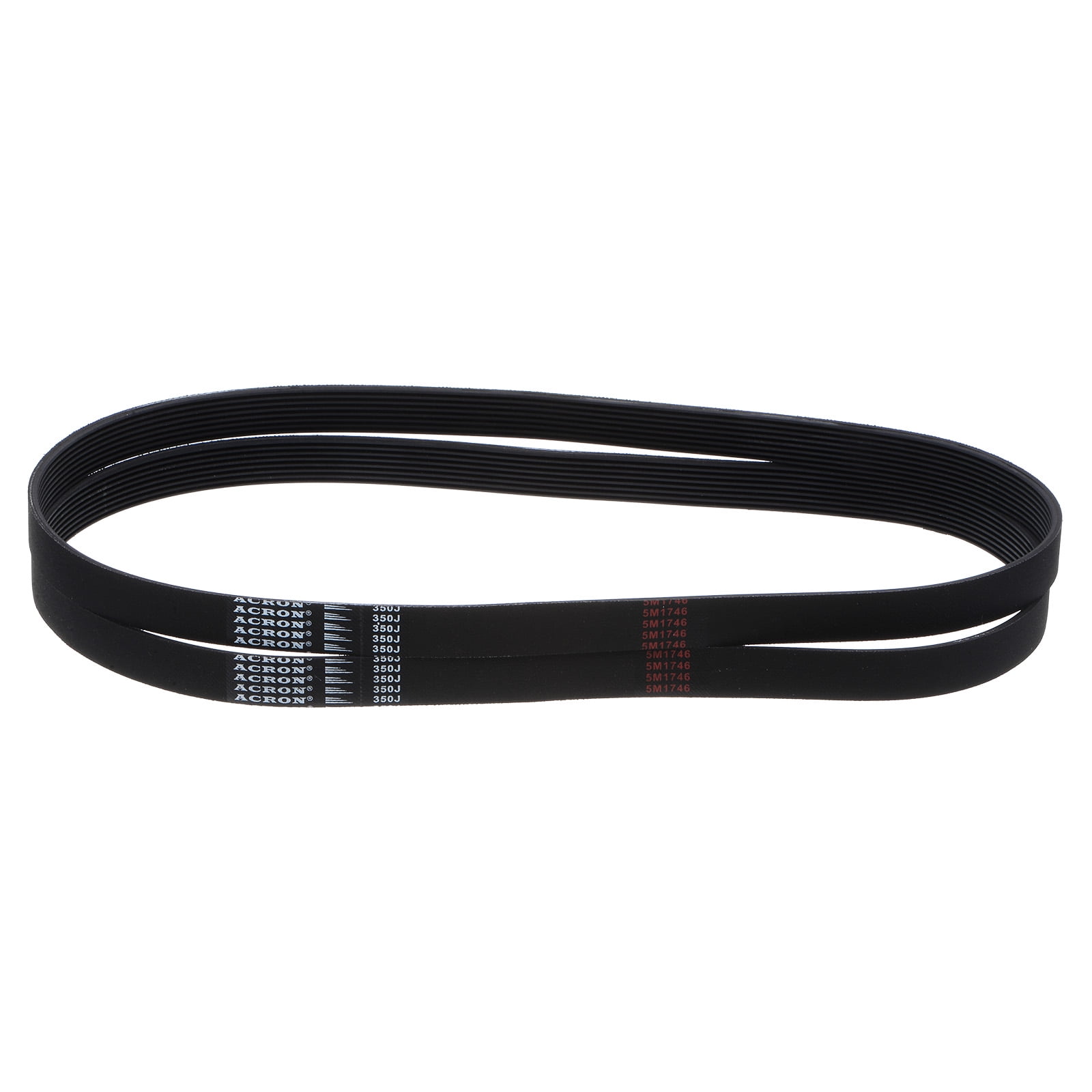350J8 PJ V-Ribbed Belt 8 Ribs 35" Length x 0.74" Width, EPDM Industrial ...