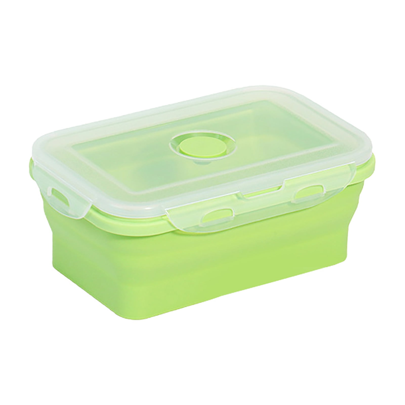 350ML/800ML Silicone Folding Lunch Box - Portable, Lightweight, Food ...