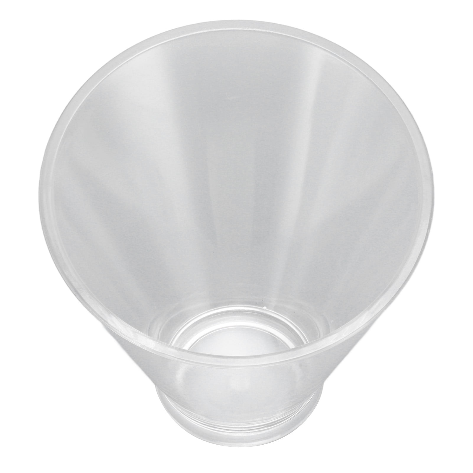 350ML Acrylic Salad Bowl Slanted Salad Mixing Bowls Skid Resistant ...