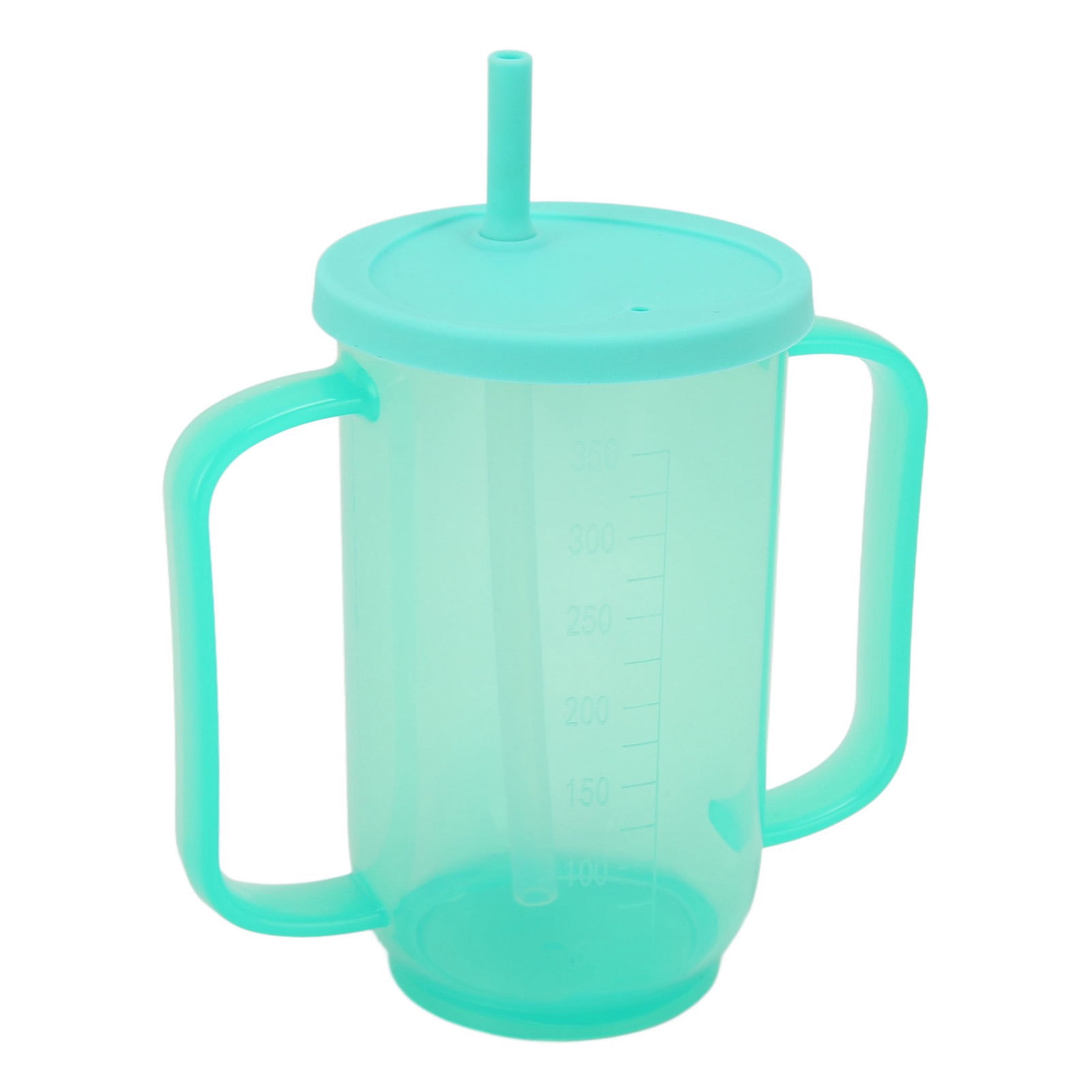 350ML Adult Sippy Cup with Straw Spillproof 2 Handles Convalescent ...