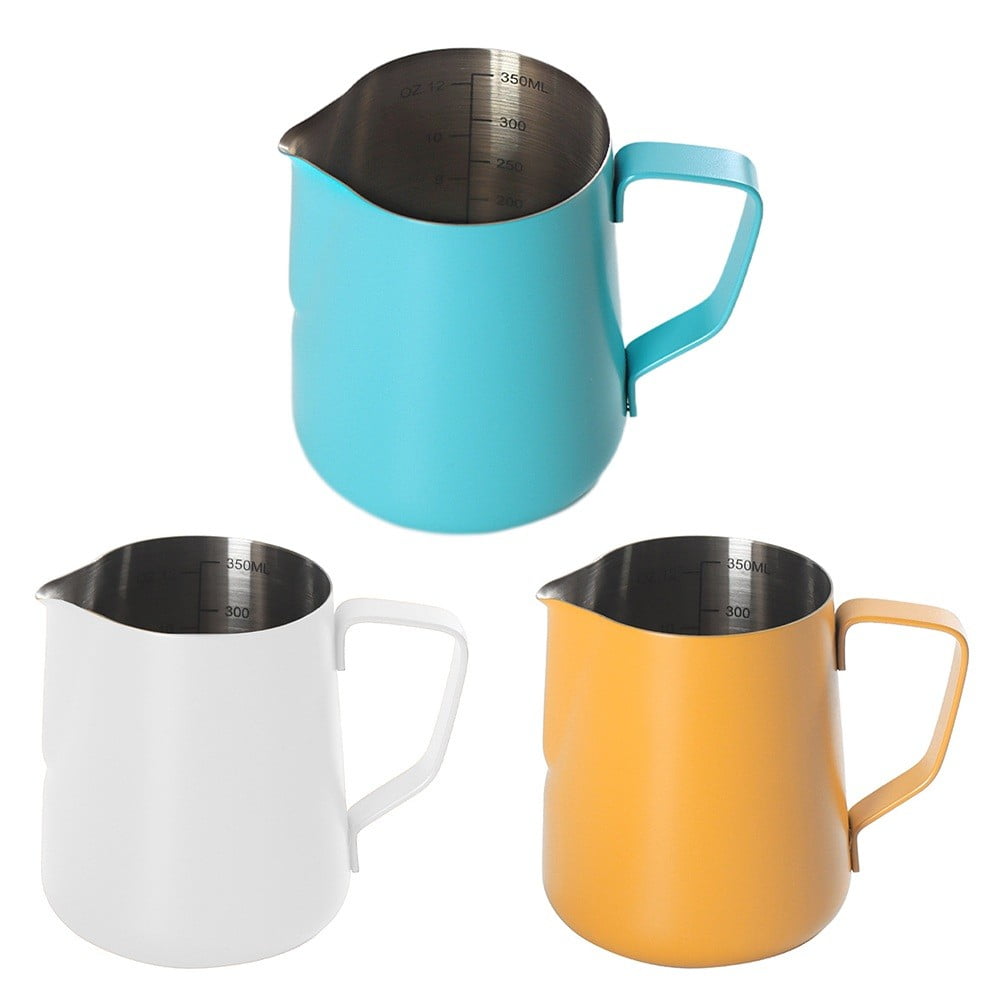 350Ml Stainless Steel Milk Frothing Pitcher Foam Jug Espresso Coffee ﻿W ...