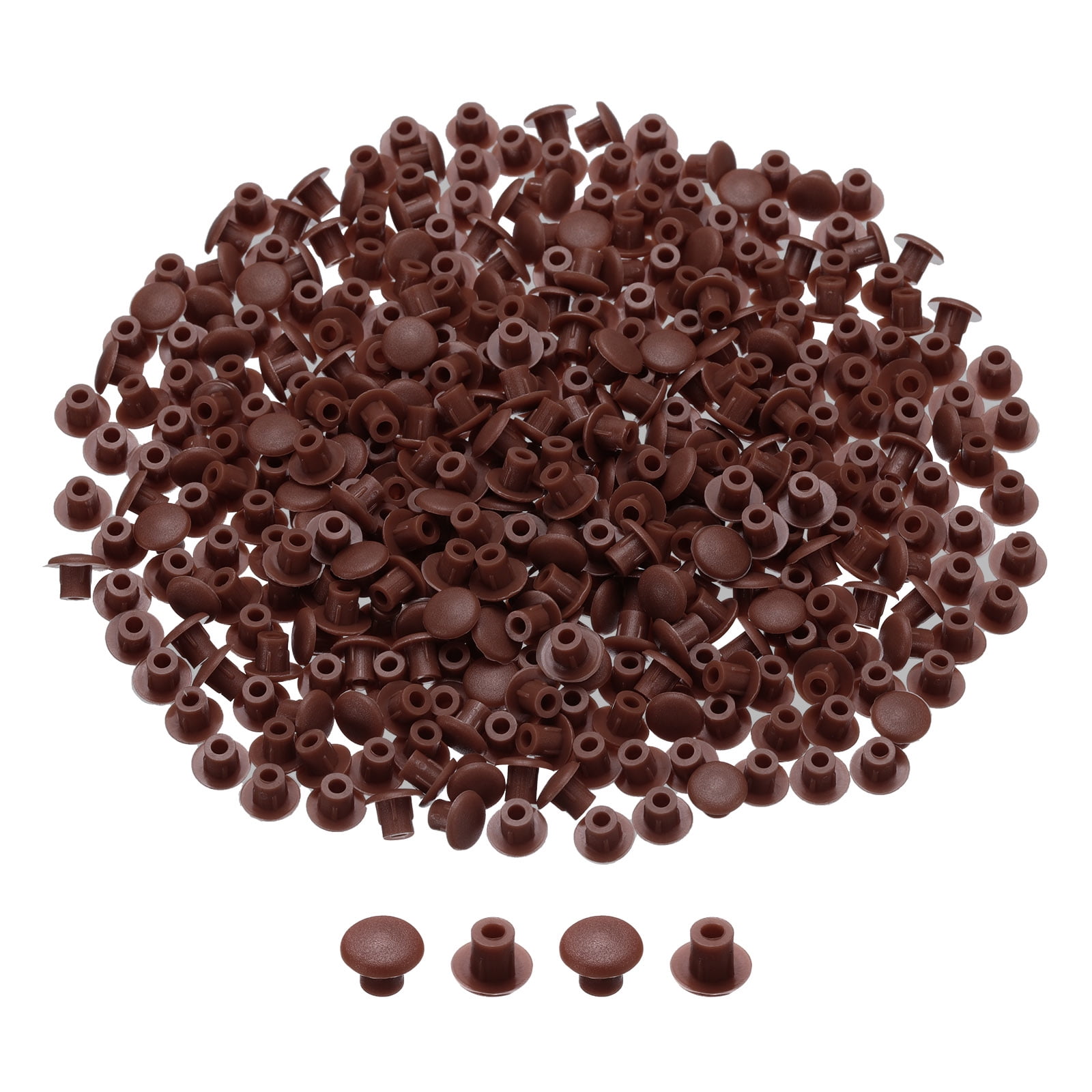 350Pcs Plastic Hole Plugs Screw Cap Covers, 5mm(3/16") Decoration ...