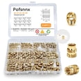 350Pcs Premium Metric Brass Heat Set Insert Nuts Assortment Kit, M2 M3 ...