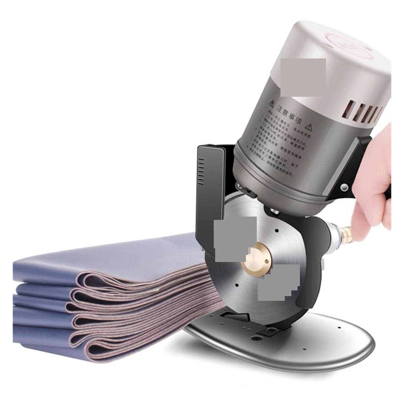 350W 125MM Electric Round Knife Cutting Machine Electric Cloth Leather ...